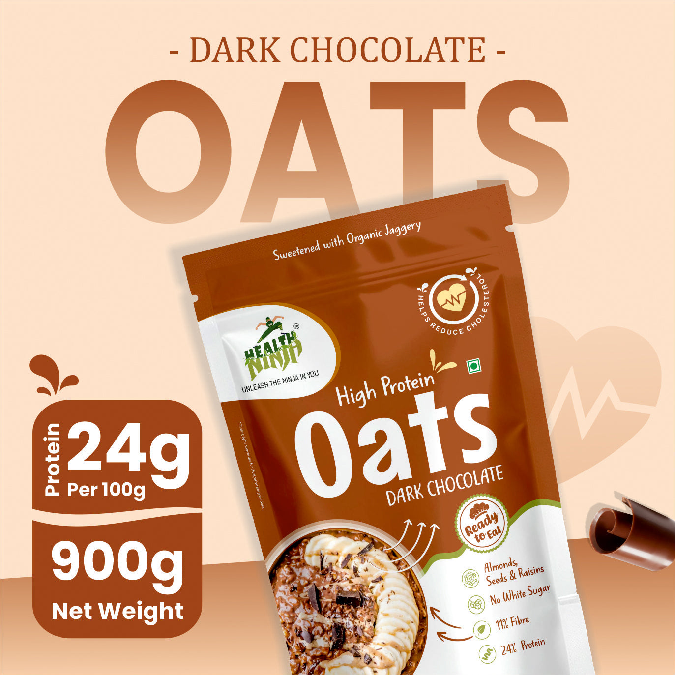 Protein Rich Oats with Nutritious Choice Health Ninja