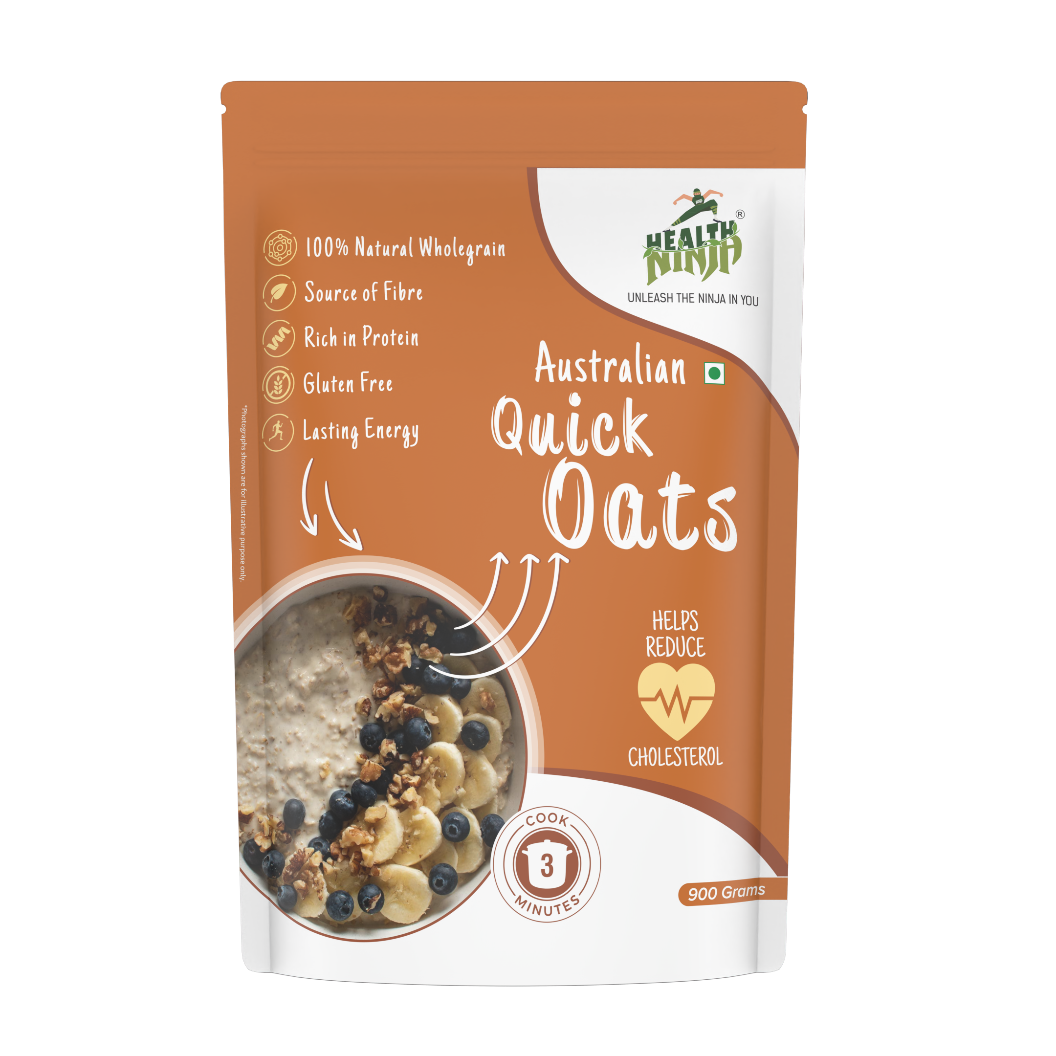 Rich Protein Quick Oats for Clean, Fast Breakfast | Health Ninja Foods